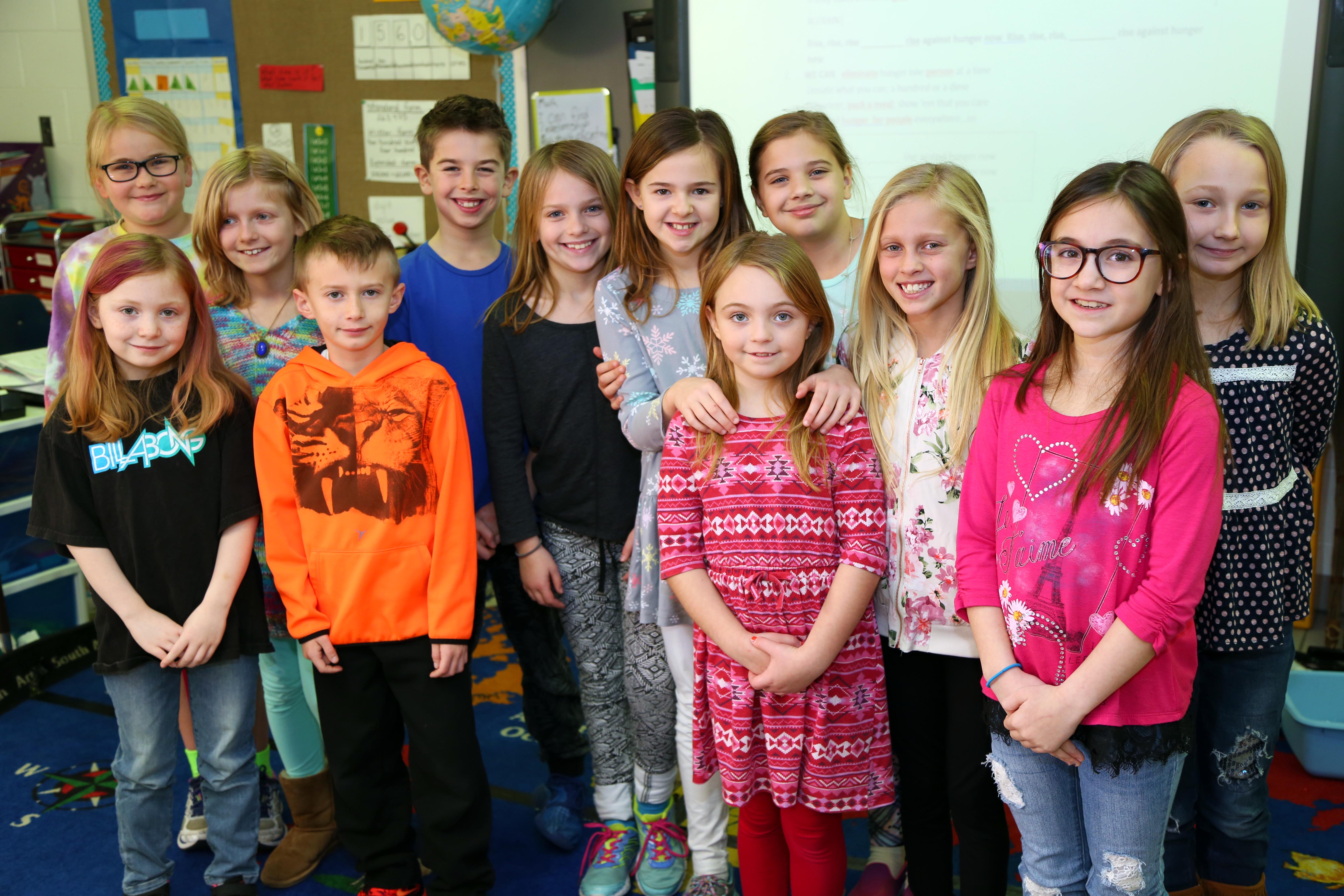 Strawbridge Elementary School students Rise Against Hunger - The Core