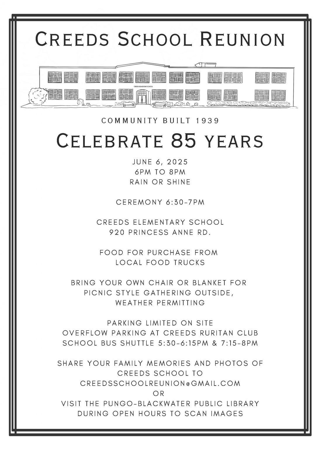 Family reunion: Creeds school turns 85 years old – The Core